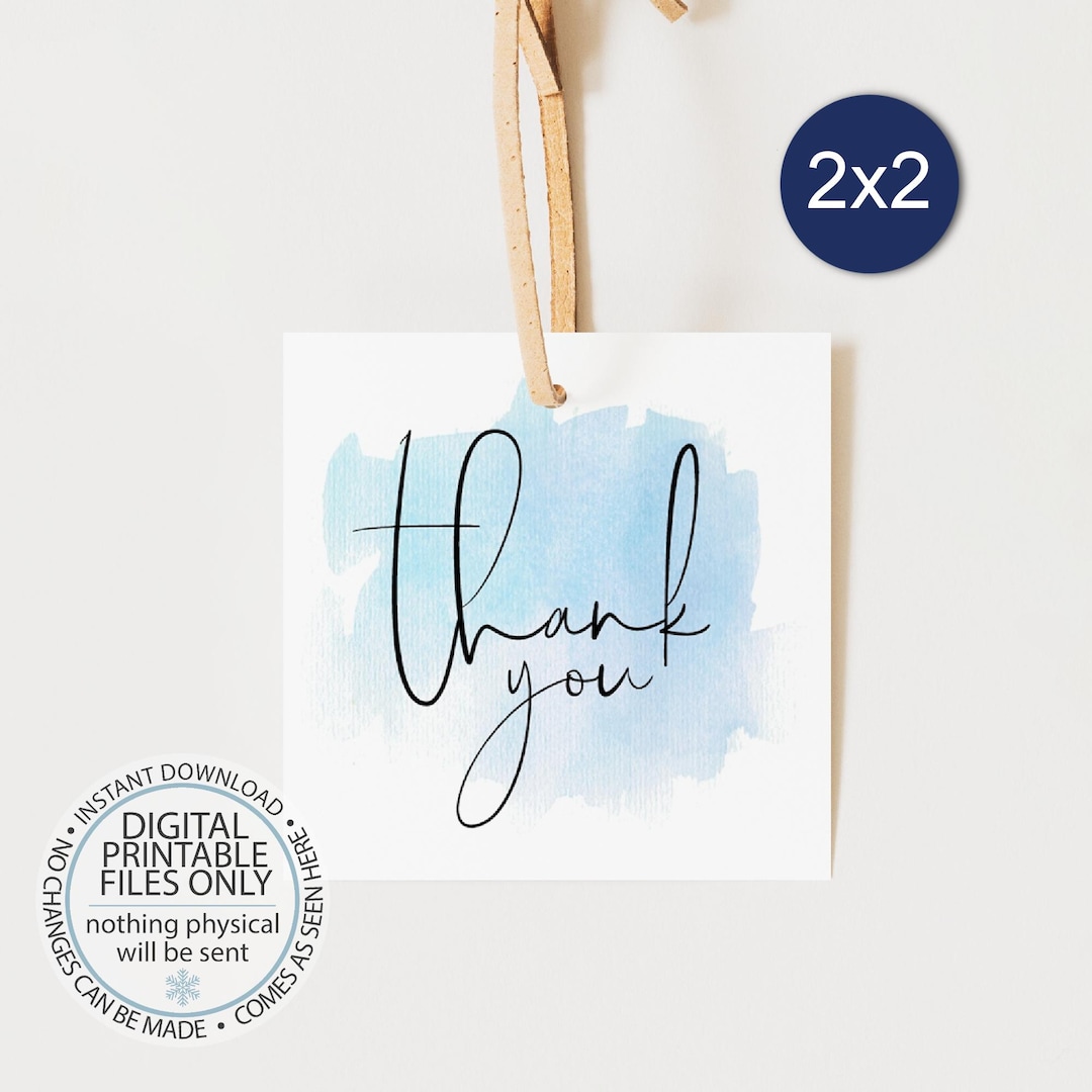 Printable Thank You Tags, Teacher Gift Tags, Staff Thank You Tag ...