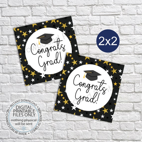 Etiquetas De Regalo Imprimibles De Graduación