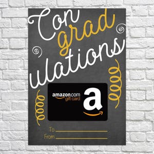 Printable Graduation Gift, Congratulations Gift Card Holder, Graduation ...