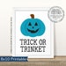Printable Halloween Teal Pumpkin Project Sign Allergy Safe - Etsy