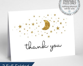 Gold Star Thank You - Etsy