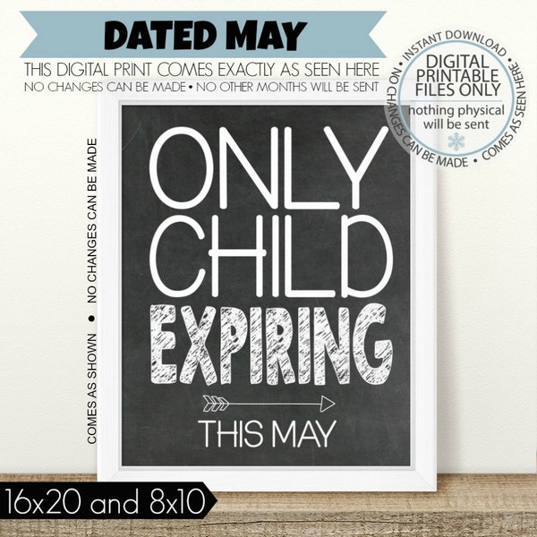 Only Child Expiring - Etsy