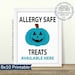 Printable Halloween Teal Pumpkin Project Sign, Allergy Safe Trick or ...