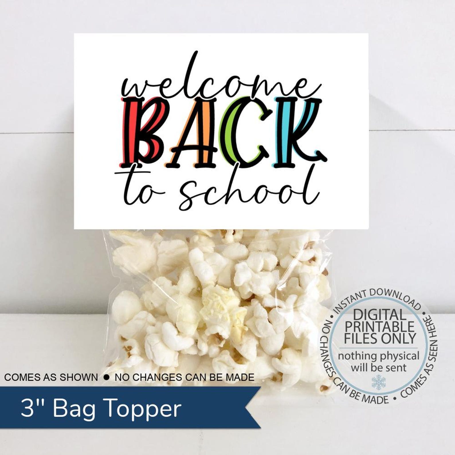 Printable Back to School Treat Bag Toppers - 3 Inch - Gift Bag Toppers ...