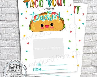 Teacher Appreciation Taco - Etsy