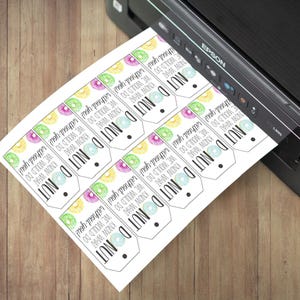 Donut Thank You Tags, Teacher Gift Tags, Donut Know What We Would Do ...