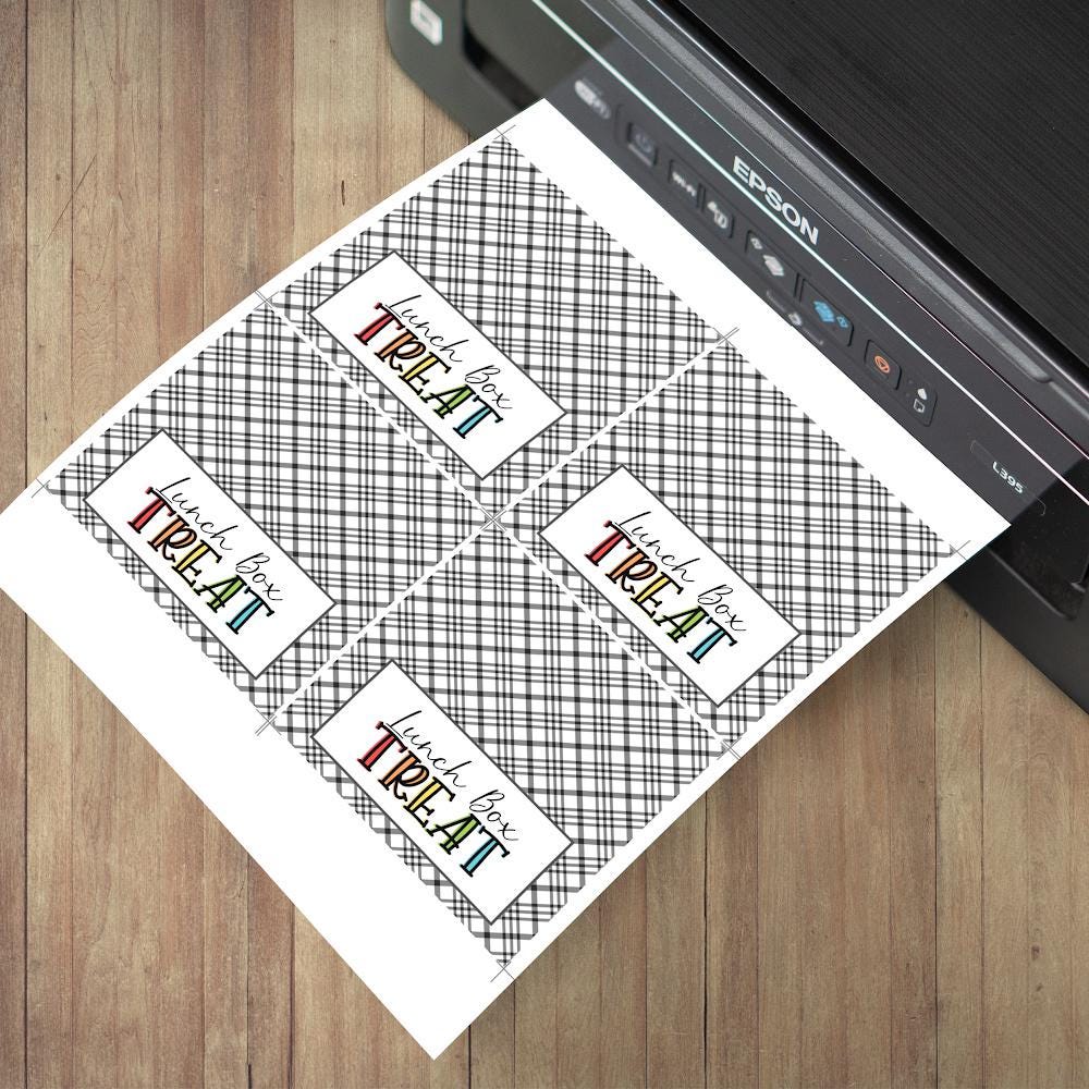 Printable Back to School Treat Bag Toppers - 4 Inch - Gift Bag Toppers ...