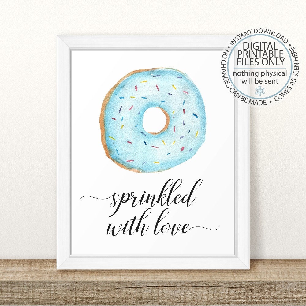 Sprinkled With Love Sign Sprinkled With Love Decorations | Etsy