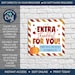 EDITABLE We Are Extra Thankful for You Tag, Extra Gum Gift Tag, Teacher ...