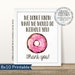 Donut Thank You Sign, Printable Donut Sign, Donut Appreciation Sign ...
