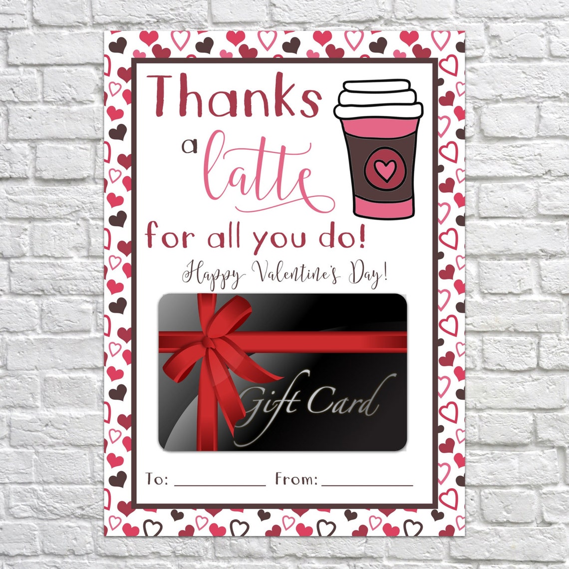 Valentine's Day Gift Card Holder, Thank You Gift Card Holders ...