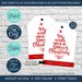 EDITABLE We Wish You a Merry Christmas Gift Tags, Christmas Favor Tags ...