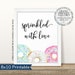 PRINTABLE Sprinkled With Love Sign, Sprinkled With Love, Baby Sprinkle ...