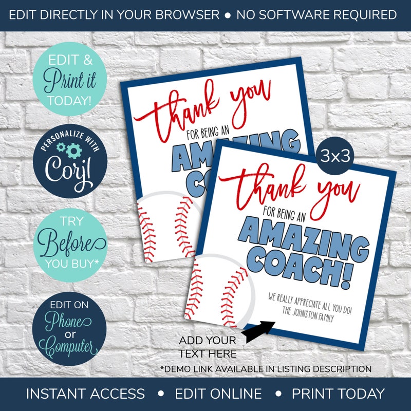 Baseball Coach - Etsy