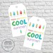 Popsicle Favor Tags, Printable Popsicle End of School Cards, Funny ...