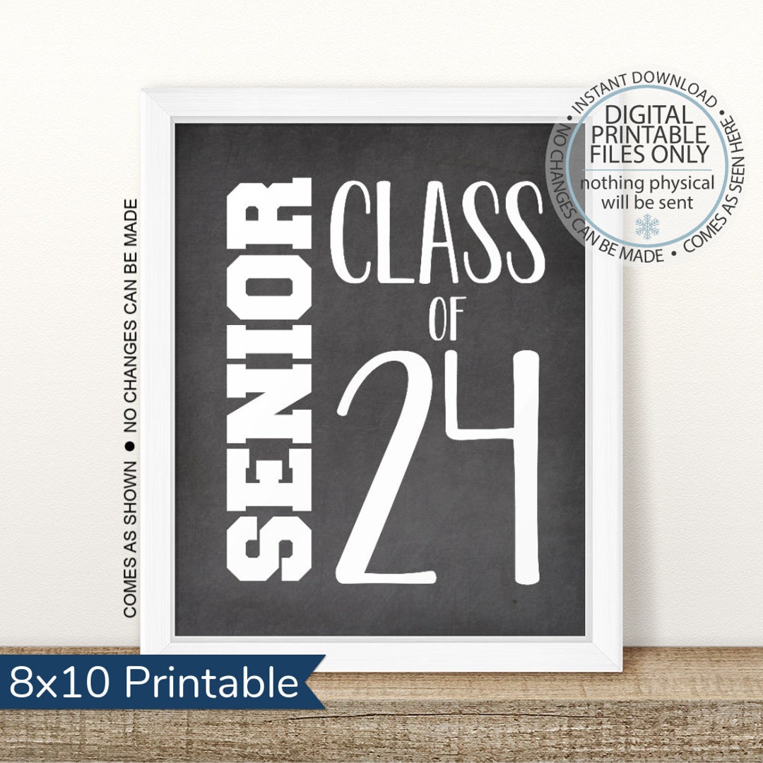 I'm a Senior First Day of Senior Year Sign Printable - Etsy