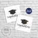 Printable Graduation Gift Tags, Class of 2024, High School, College ...
