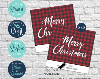 Squishing You A Merry Christmas Topper Squishy Christmas Printable ...