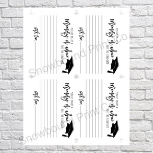 Printable Advice to the Grad Card, Graduate Advice Card, Graduation ...