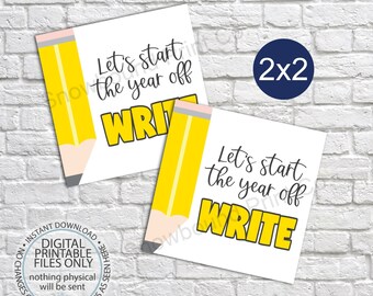Let's Start This Year off write Printable - Etsy