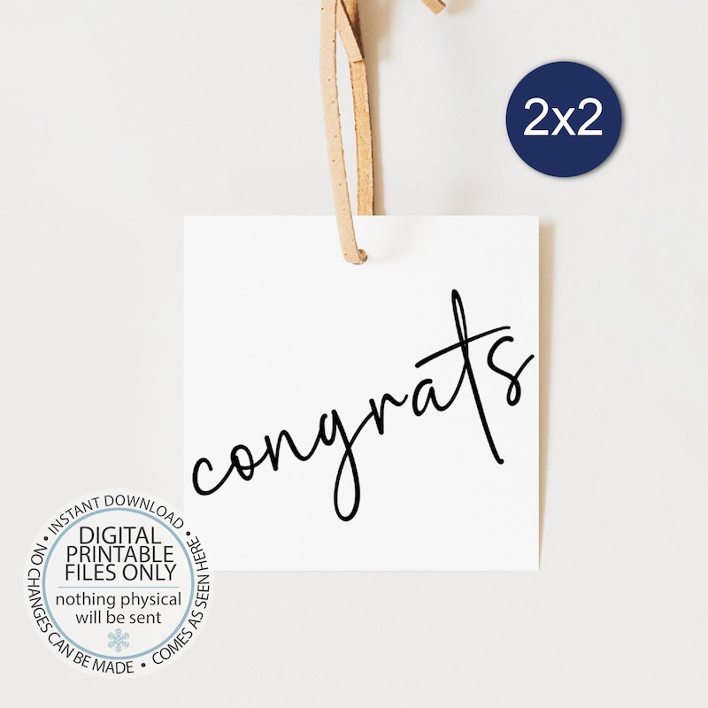 Congratulations Stickers - Etsy