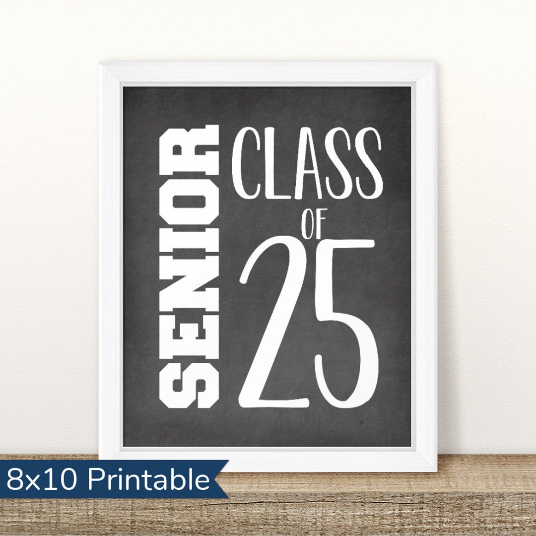 I'm a Senior, First Day of Senior Year Sign, Printable First Day, Back ...