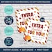 EDITABLE We Are Extra Thankful for You Tag, Extra Gum Gift Tag, Teacher ...