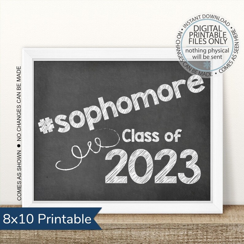 Sophomore Class Of 2023 First Day Of Sophomore Year Etsy