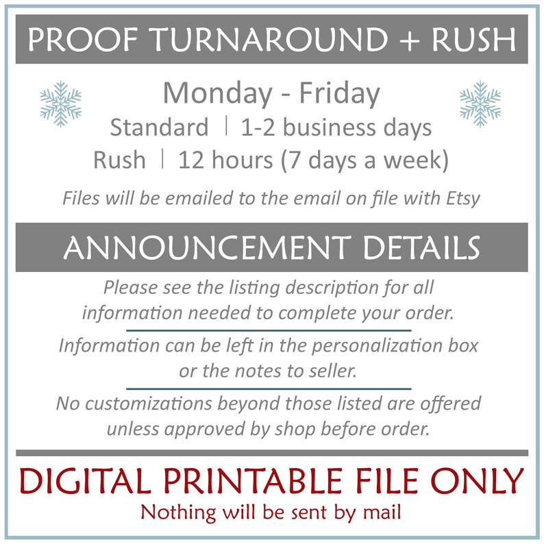 PRINTABLE Winter Pregnancy Announcement Snow is in the Air - Etsy