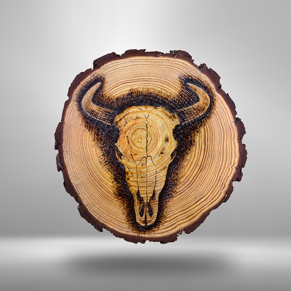 Wood Burning Buffalo - Etsy