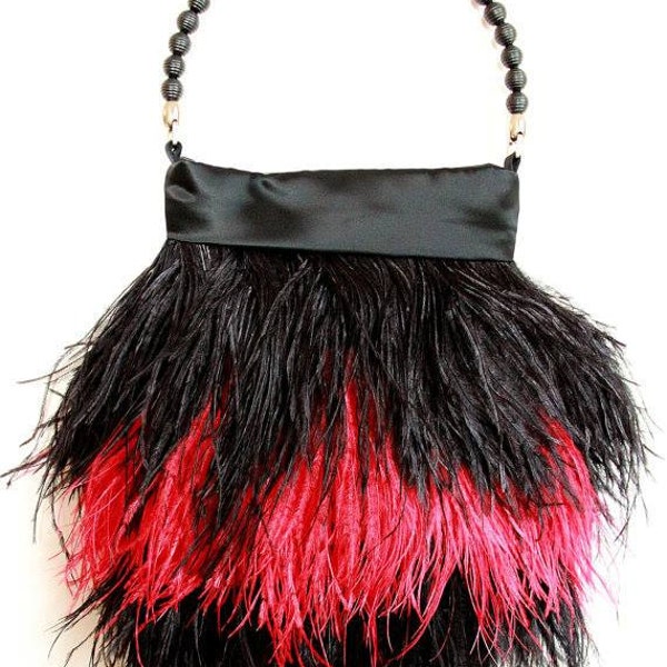 Ostrich Feather Purse - Etsy