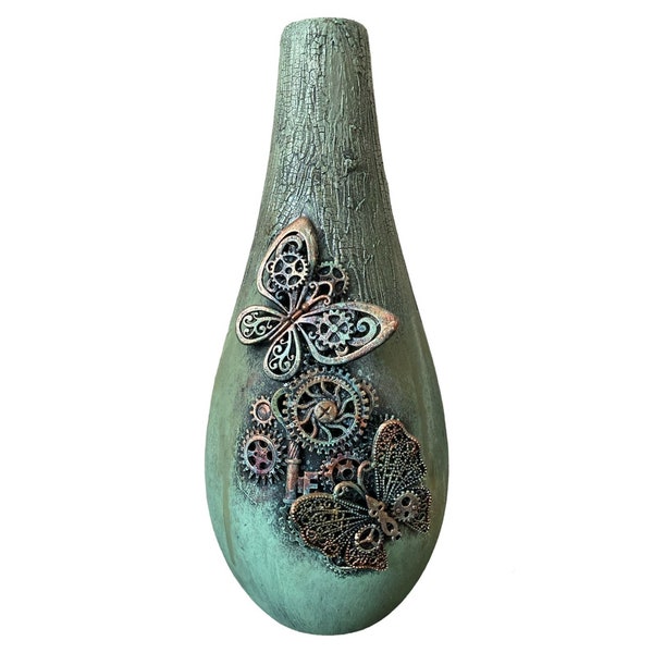 Steampunk Vase - Etsy UK