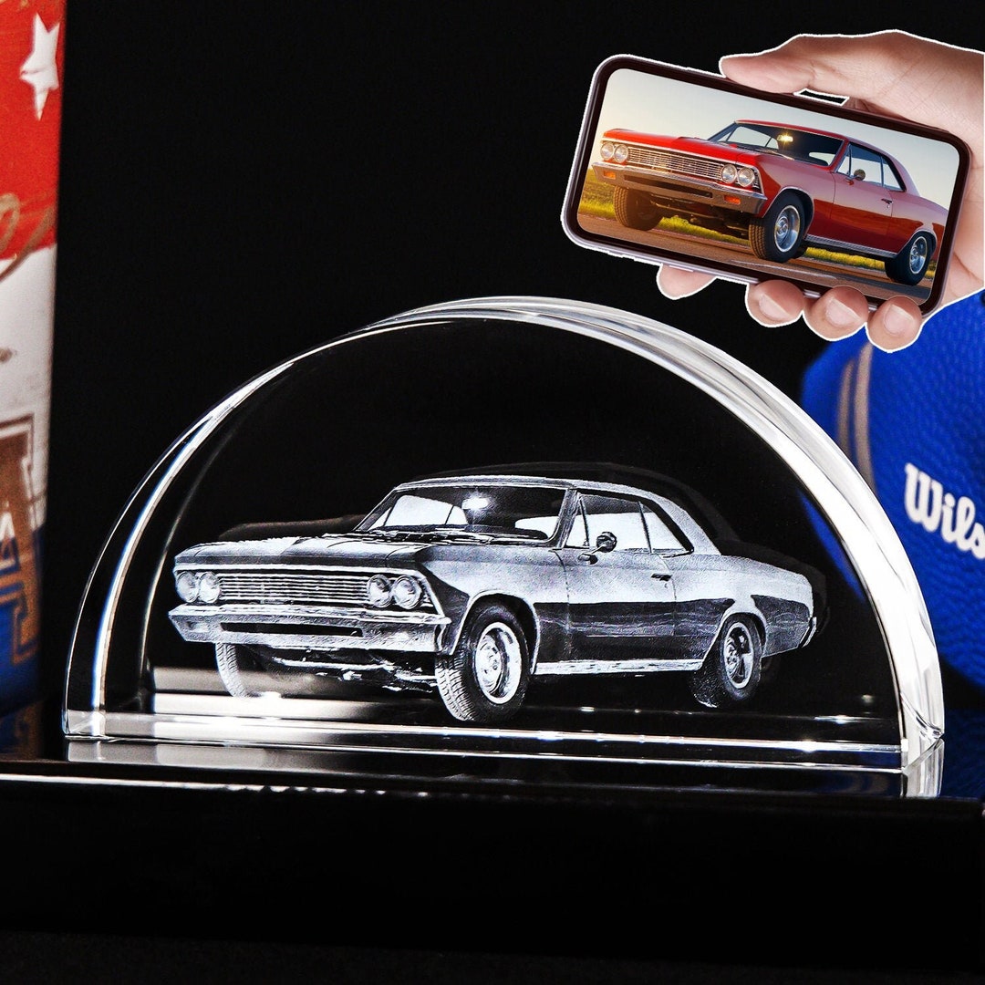 Custom Gift for Car Enthusiasts, Vehicle Illustration, Laser Etched ...