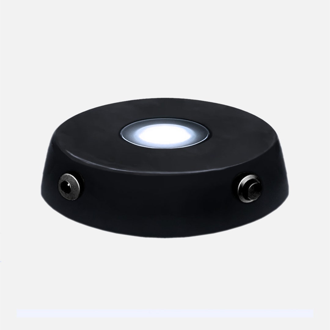 Round LED Light Stand for 3D Photo Glass, Crystal Portrait Base ...