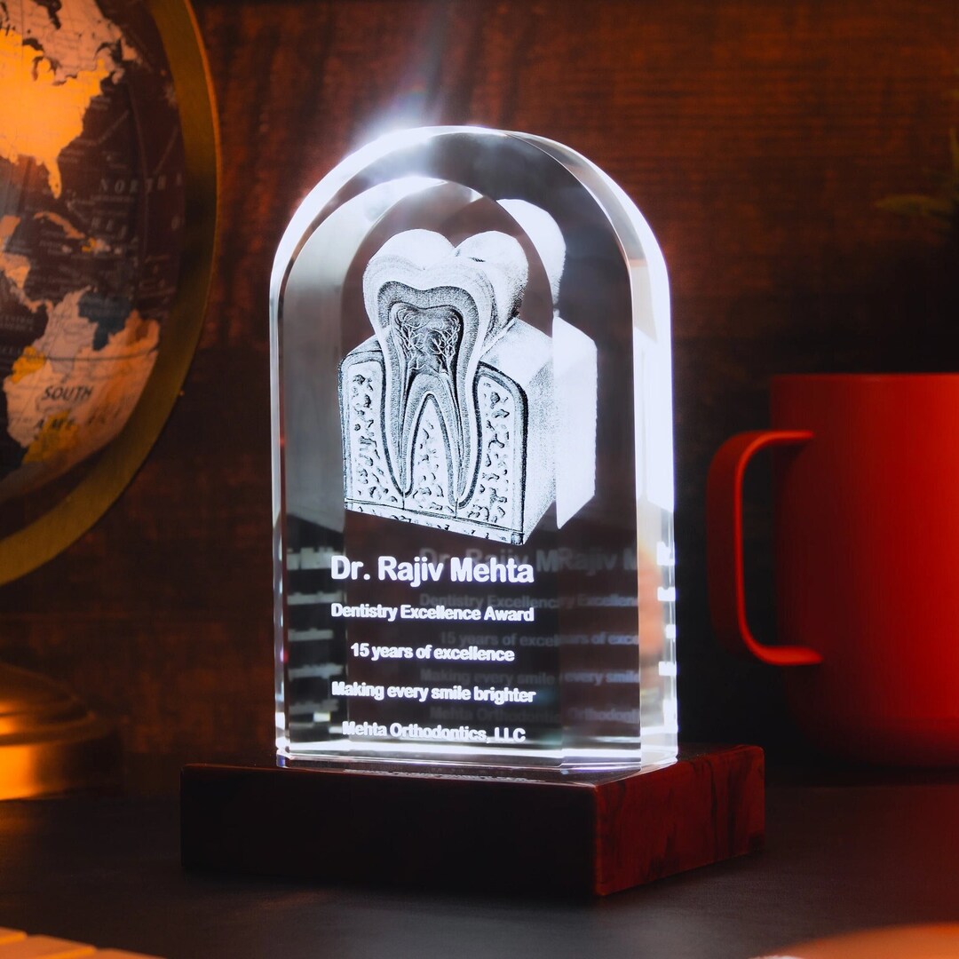 3D Laser Gifts® Personalized Corporate Trophy, Company Awards Ceremony ...
