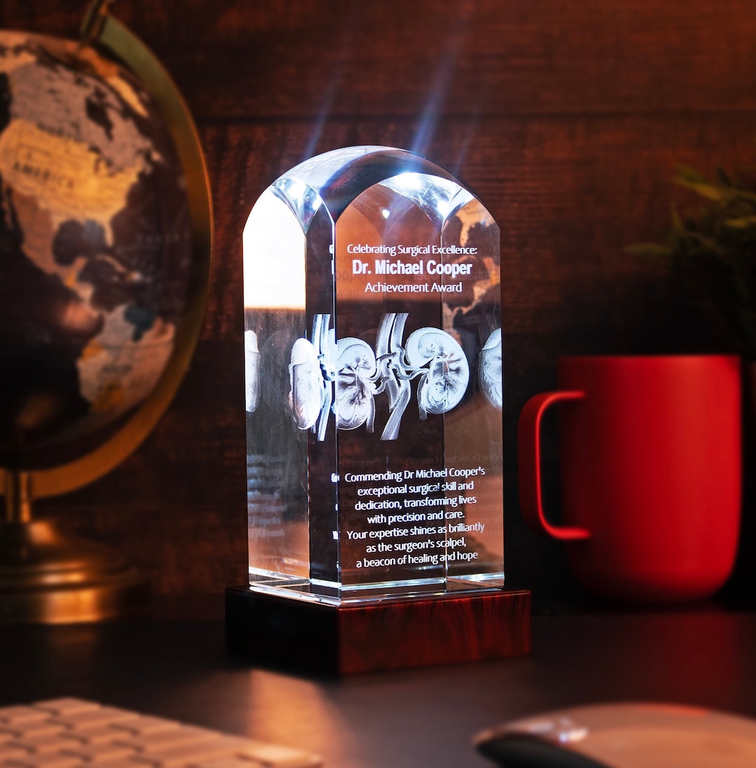Personalized Doctor Appreciation Award, Medical College Trophy, Custom ...