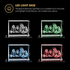 Personalized 3D Photo Crystal, Portrait From Photo, Birthday Gift for ...