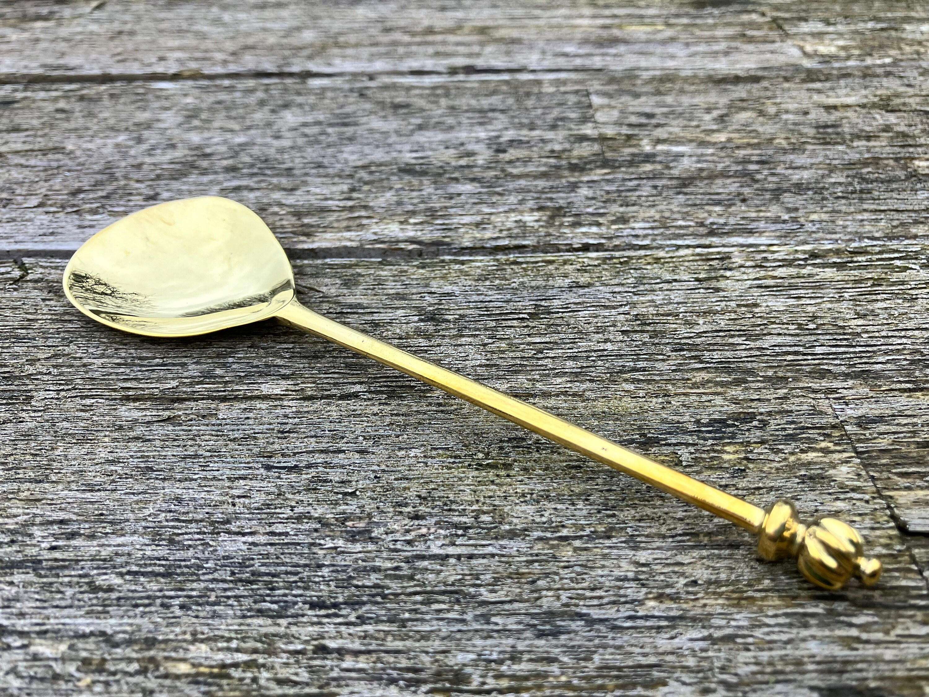 Medieval Brass Spoon (15th Century) Twisted Finial - Etsy