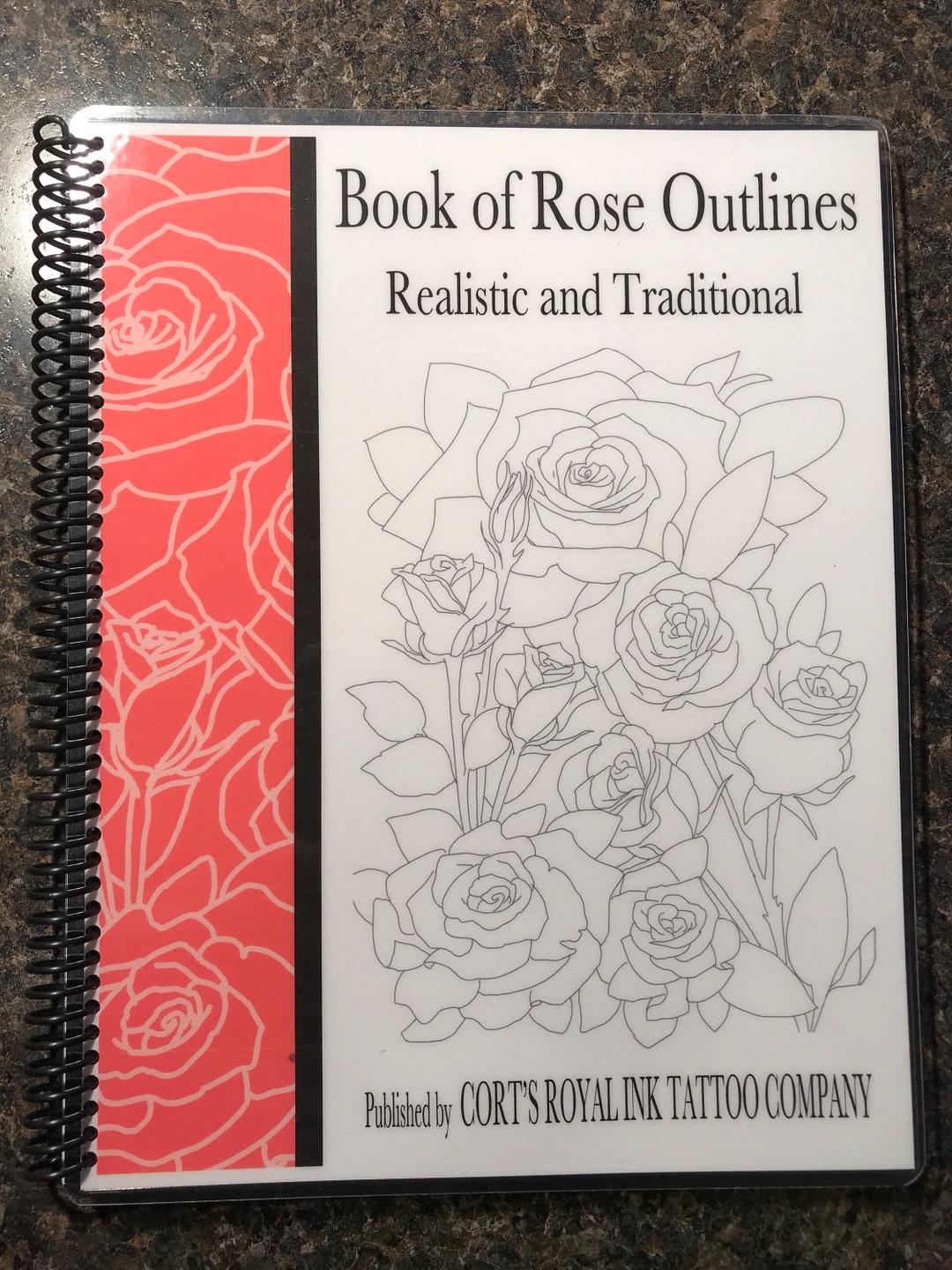 Roses for Fun Tattoo Coloring Book Laser Printed Realistic and ...