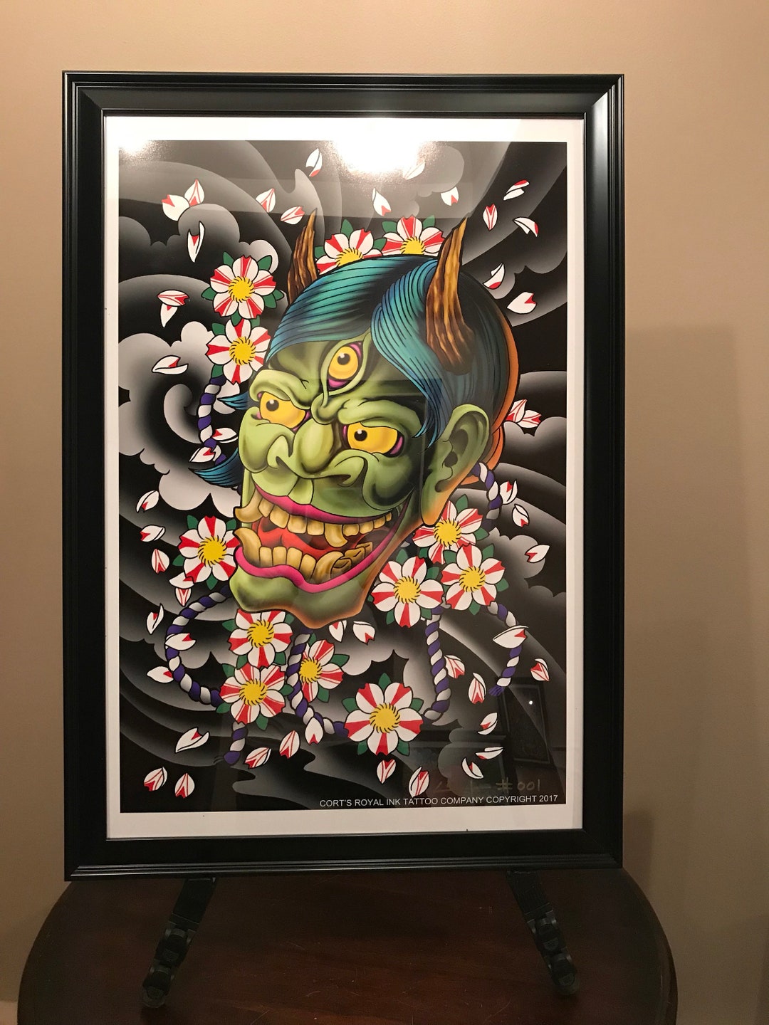 Hanja Mask With Blossoms - Etsy Canada