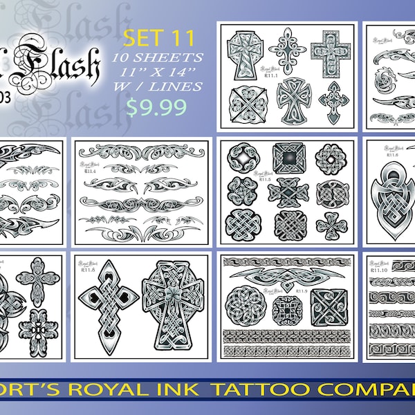 Tattoo Flash Outline - Etsy