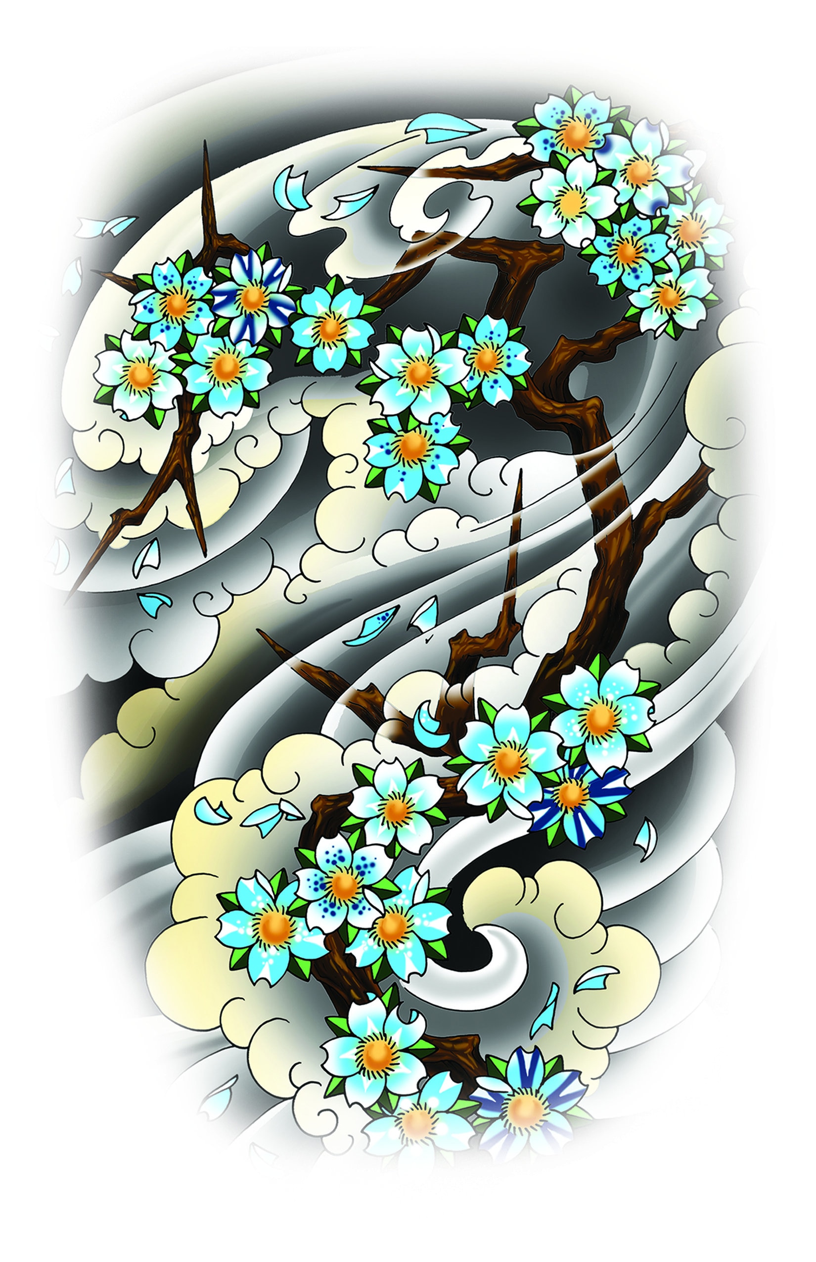 Wind Bar Tattoo Designs