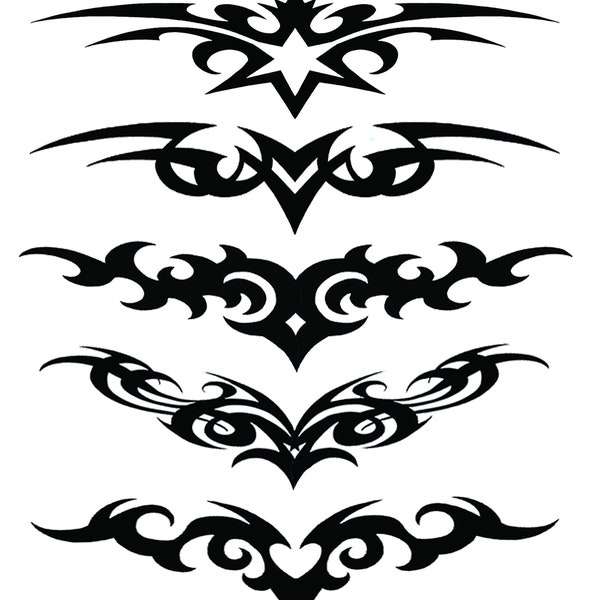 Tribal Temporary Tattoos - Etsy