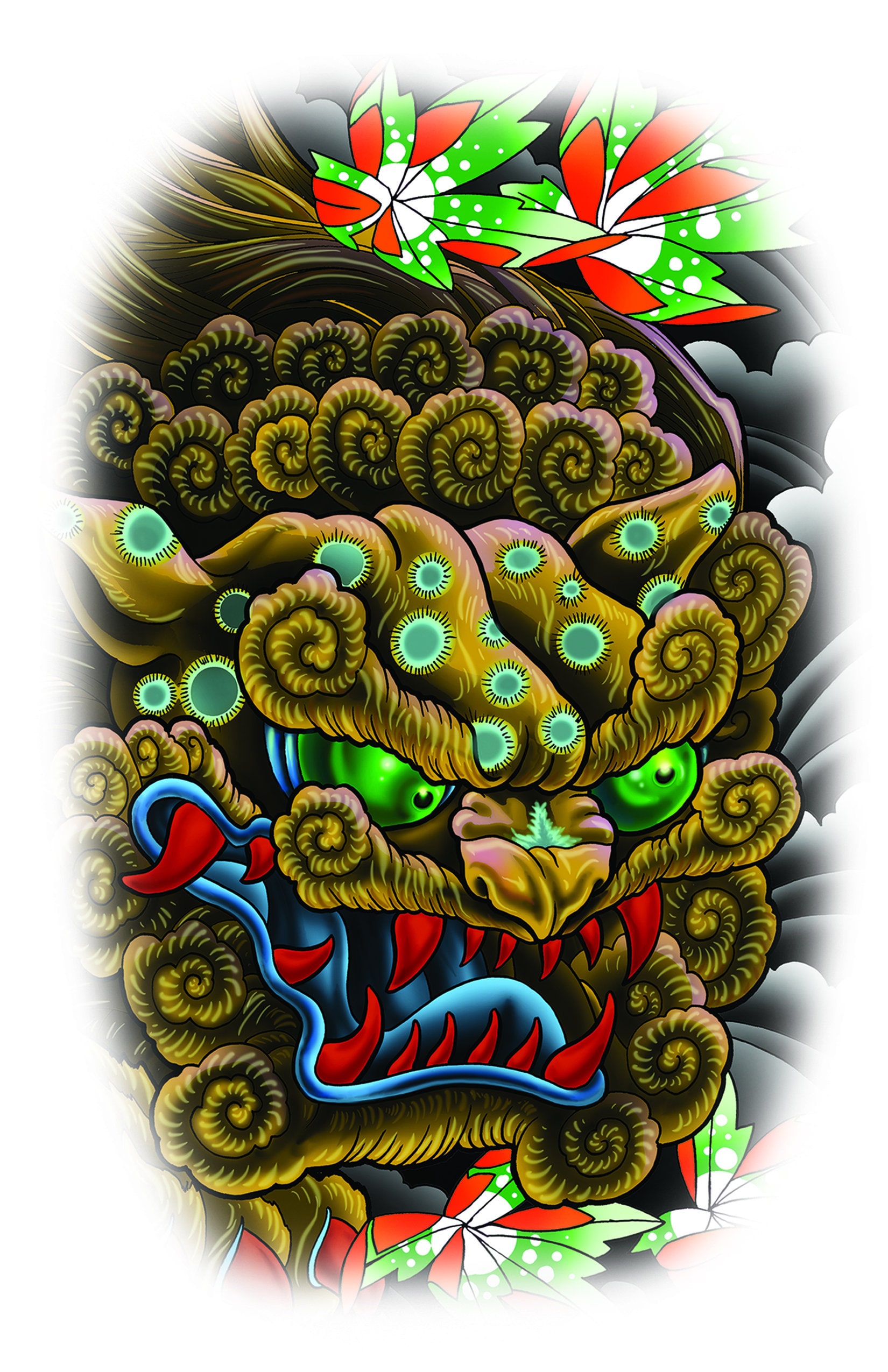 Foo Foo Dog Tattoo
