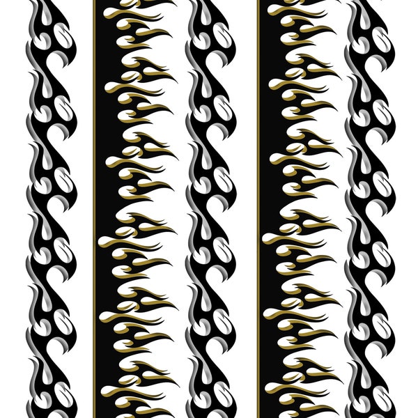 Flame Temporary Tattoos - Etsy