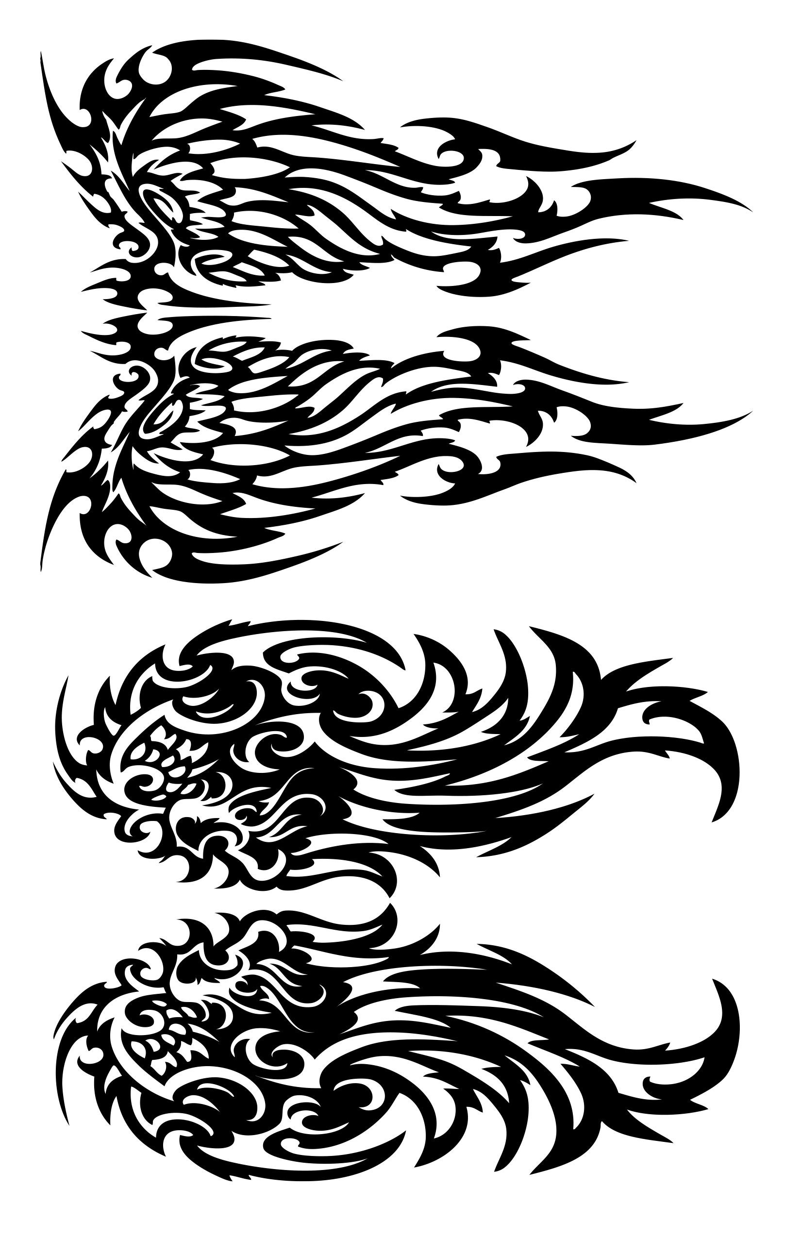Angel Wings Temporary Tattoos Etsy