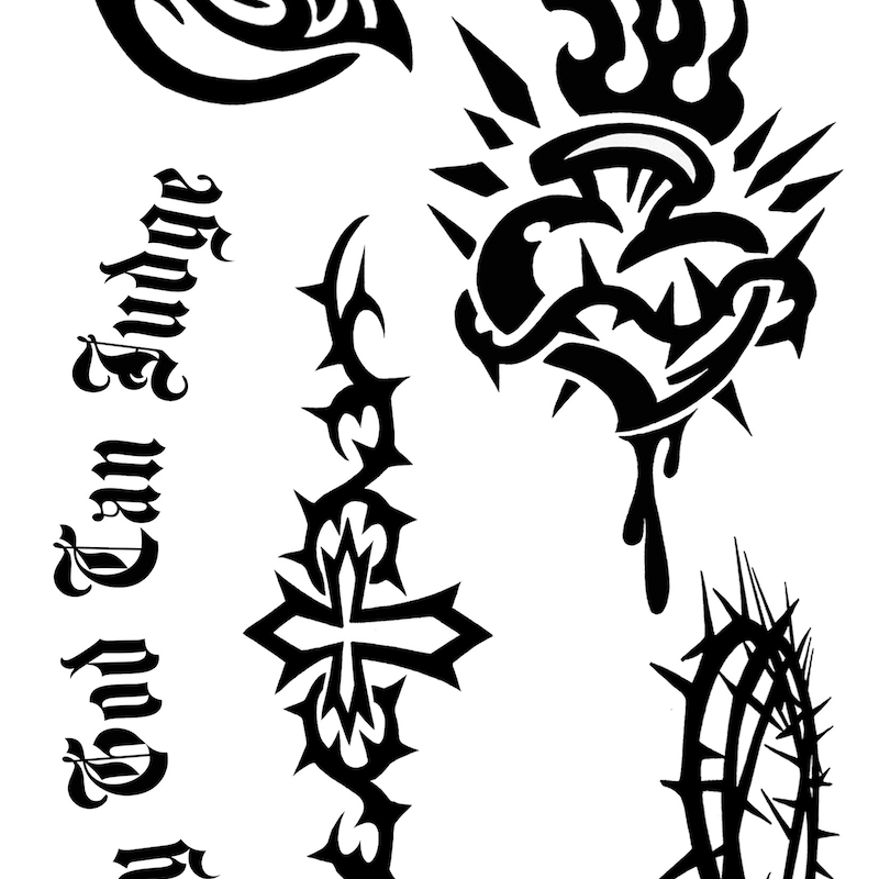 Cross Heart Tattoo - Etsy - Page 4