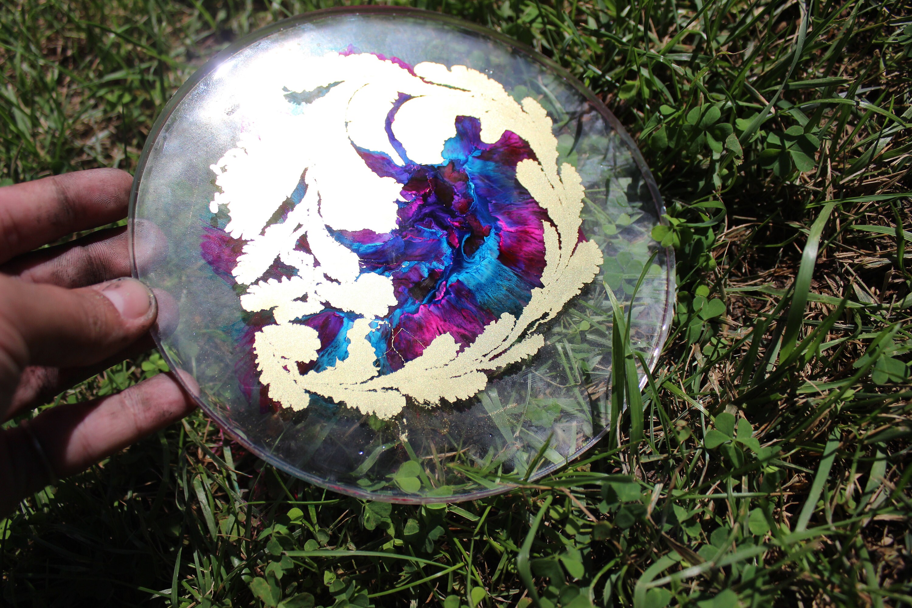 Gold Crown Resin Disk - Etsy Denmark