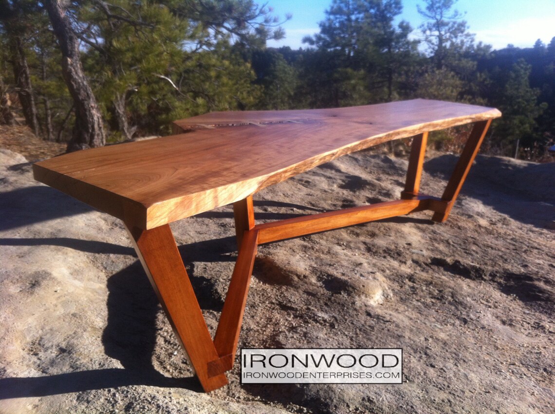 Handmade Live Edge Cherry Coffee Table One of a Kind - Etsy
