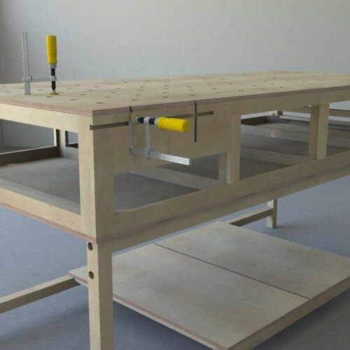 Solid Maple Work Bench Woodworker Cabinetmaker - Etsy